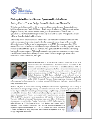 2025 Agricultural Equipment Technology Conference