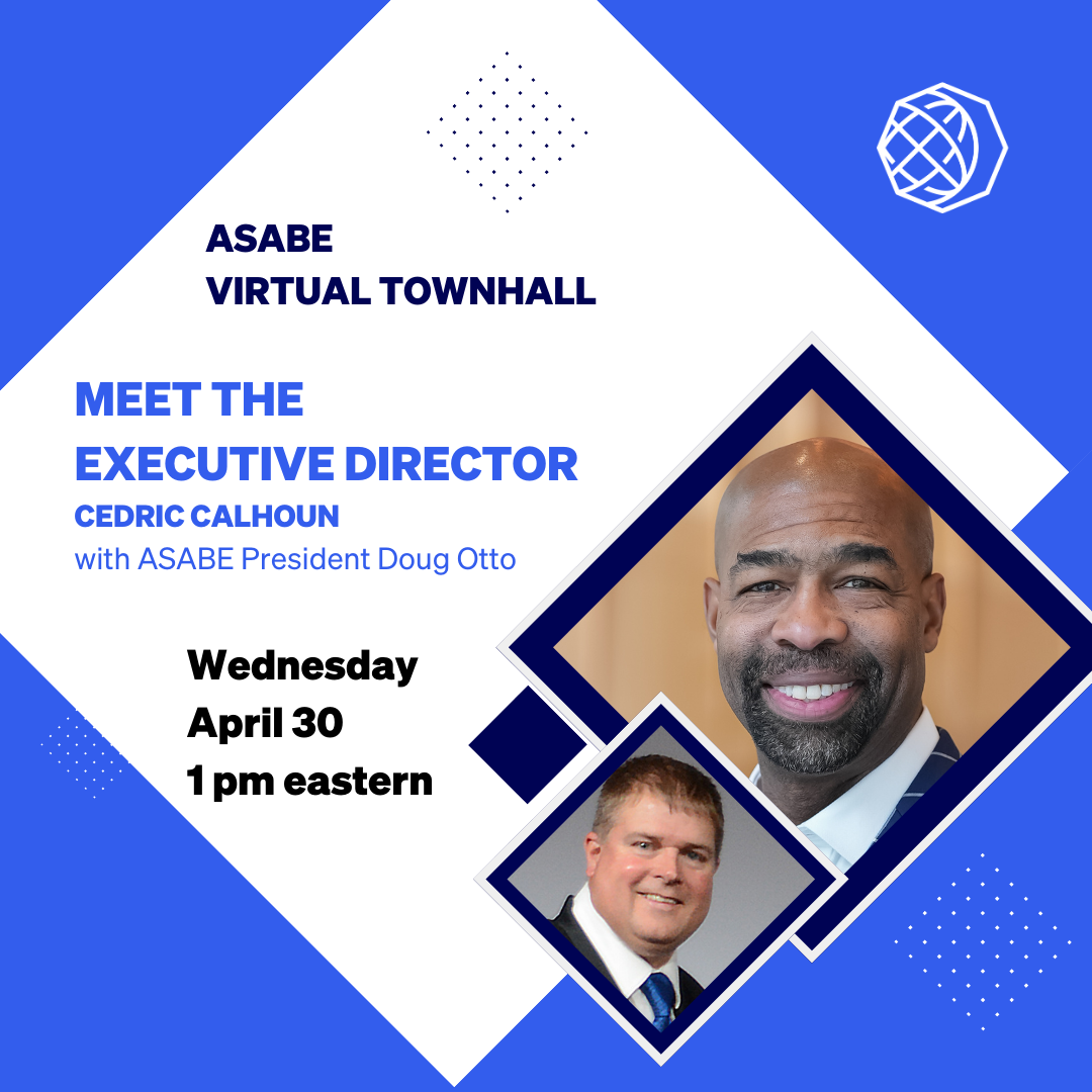 ASABE - American Society of Agricultural and Biological Engineers > Home